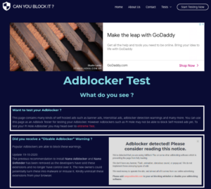 Adblock Tester | Geoplugin