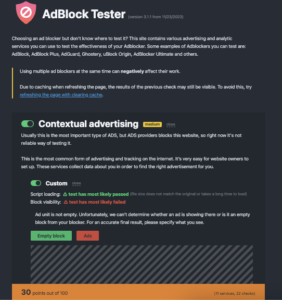 Adblock Tester | Geoplugin
